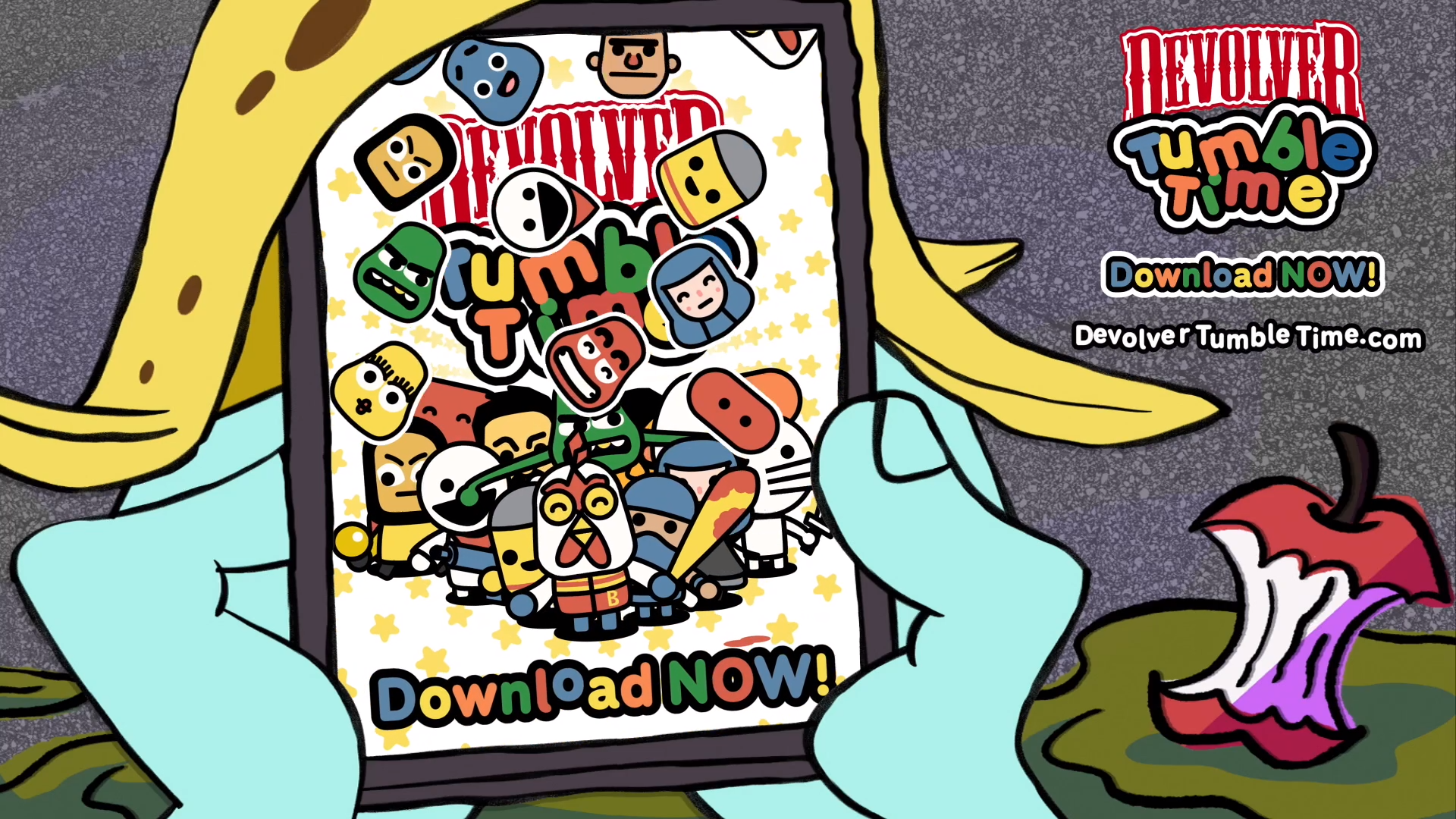 Download Devolver Tumble Time on Your Mobile Device Right Now, Idiot